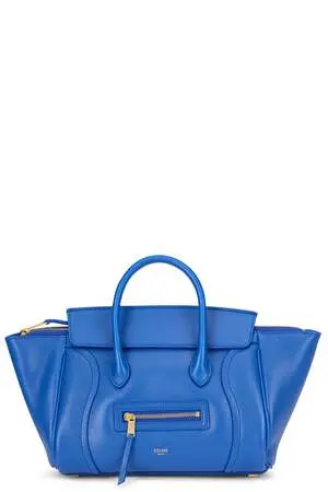 Celine Little Luggage In Supple Shiny Lambskin