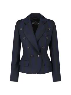 VIVIENNE WESTWOOD Tailored Double-breasted Blazer Jacket