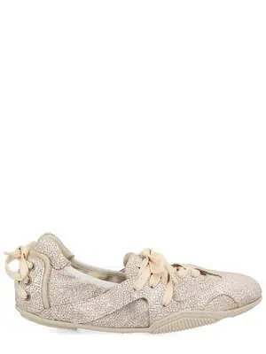 Acne Studios Ballerina Lace-up Sneaker In Premium Leather