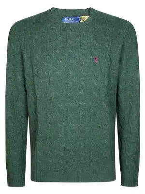 Polo Ralph Lauren Cable Knit Pullover Sweater - Verde