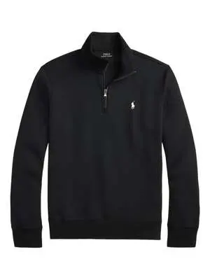 Polo Ralph Lauren Embroidered Pony Mockneck Quarter-zip Sweater