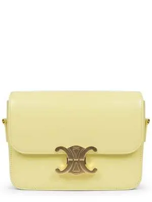 Celine Teen Triomphe Mini Leather Crossbody Handbag