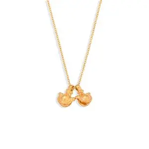 OPIUM JEWELS Vintage Amulet Pendant Necklace - Gold