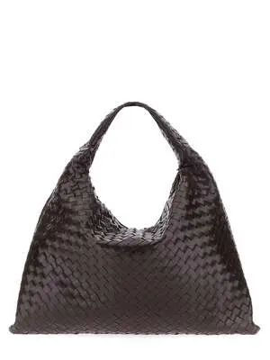 Bottega Veneta Large Hop Leather Handbag - Brown