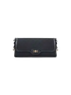 Gucci Quilted Canvas Flap Crossbody Bag