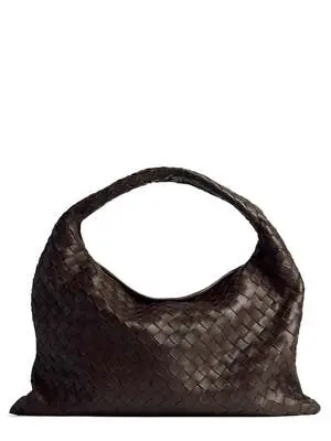 Bottega Veneta Small Mini Leather Hop Bag - Brown
