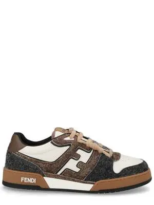 Fendi Match Leather Sneakers - Multicolour