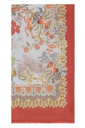 Etro Silk Twill Scarf