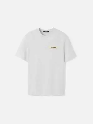 Jacquemus Grosgrain-trim T-shirt - Grey