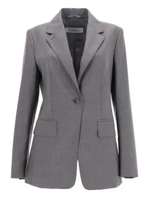 Max Mara Single-breasted Virgin Wool Blazer