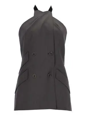 Max Mara Sleeveless Wool Top