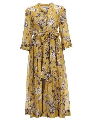 Max Mara Sleek Ramie Gown Lungo "estremo