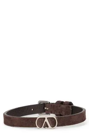Valentino Garavani Leather Bracelet - Brown