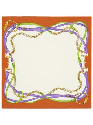 Gucci Printed Silk Foulard Yoke - Multicolour