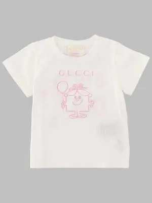 Gucci Baby Cotton Happy Birthday T-shirt - White