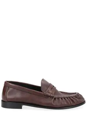 Saint Laurent Calf Leather Loafer Moccasin