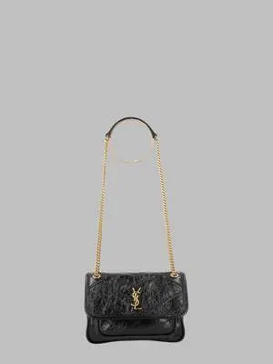 Saint Laurent Mini Niki Bag In Vintage Calfskin Leather