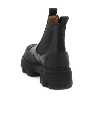 GANNI Cleated Low Chelsea Boots