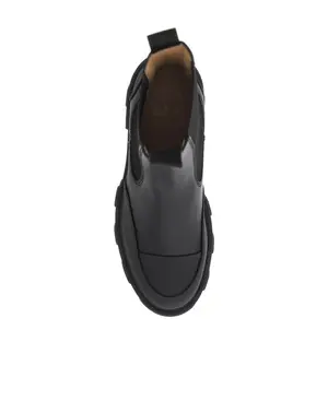 GANNI Cleated Low Chelsea Boots