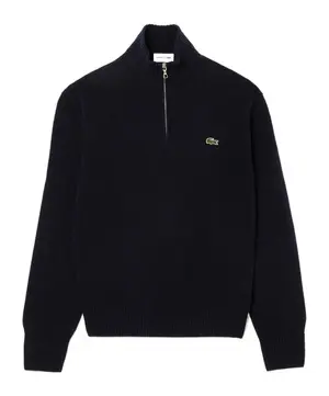 Lacoste Zipped High Neck Jumper