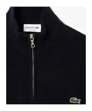 Lacoste Zipped High Neck Jumper