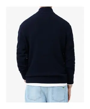 Lacoste Zipped High Neck Jumper