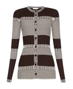 Proenza Schouler Mini Stripe Cardigan
