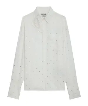 Zadig&Voltaire Tyrone Embellished Silk Shirt