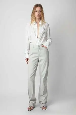 Zadig&Voltaire Tyrone Embellished Silk Shirt