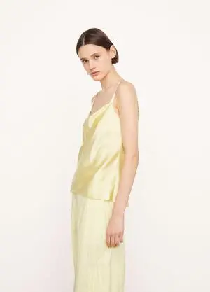 Vince Satin Cowl Neck Camisole