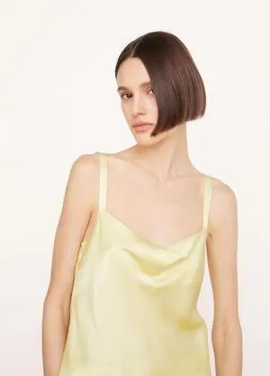 Vince Satin Cowl Neck Camisole