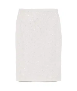 Casablanca Crystal-monogram Skirt