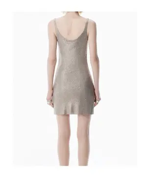 Alexander Wang Crystal Hotfix Dress