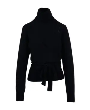 GANNI Brushed Wrap Blouse