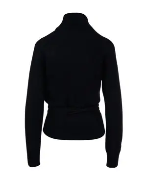 GANNI Brushed Wrap Blouse