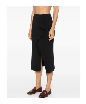P.a.r.o.s.h Draped Midi Skirt