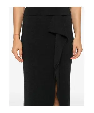 P.a.r.o.s.h Draped Midi Skirt