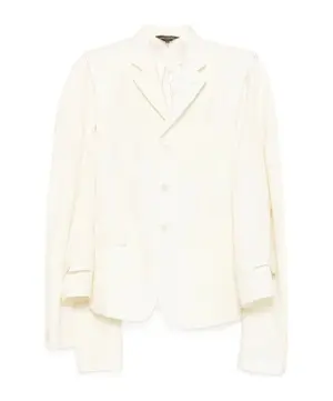 Comme Des Garçons Detachable-sleeves Waistcoat - White