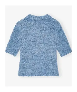 GANNI Handknit Polo Jumper