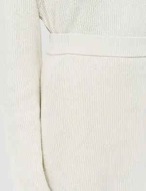 JOSEPH Ribbed Knit Midi Skirt