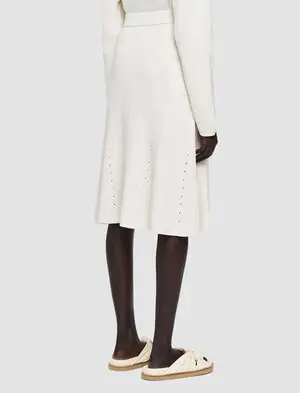 JOSEPH Ribbed Knit Midi Skirt