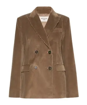 Max Mara Cotton Corduroy Velvet Blazer