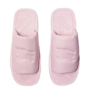 Burberry Ekd-debossed Leather Slides