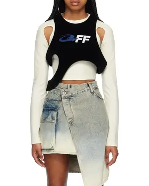 Off-White Exact Opposite Cotton Vest