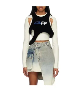 Off-White Exact Opposite Cotton Vest