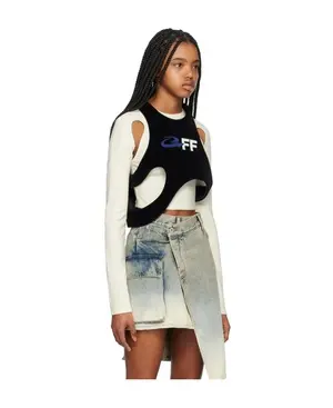 Off-White Exact Opposite Cotton Vest