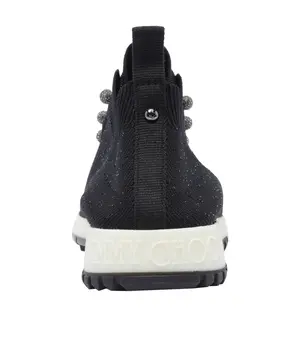 JIMMY CHOO Sequined Knit Trainers