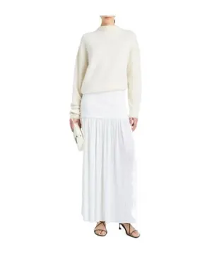 Proenza Schouler Bria Cashmere Blend Sweater - White