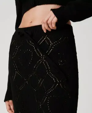 TWINSET Pointelle-knit Skirt