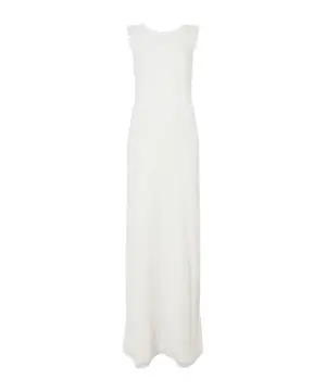 Proenza Schouler Open-back Bouclé Maxi Dress